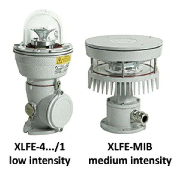 New XLFE series low and medium intensity LED aircraft warning lighting ...