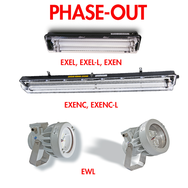 Phase-out of EXEL, EXEN, EXEL-L, EXENC, EXENC-L series and of EWL ...